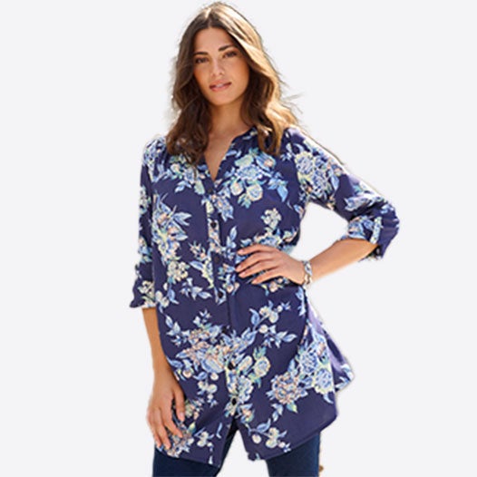 Women's Plus Size Tops and Sweaters | Roaman's